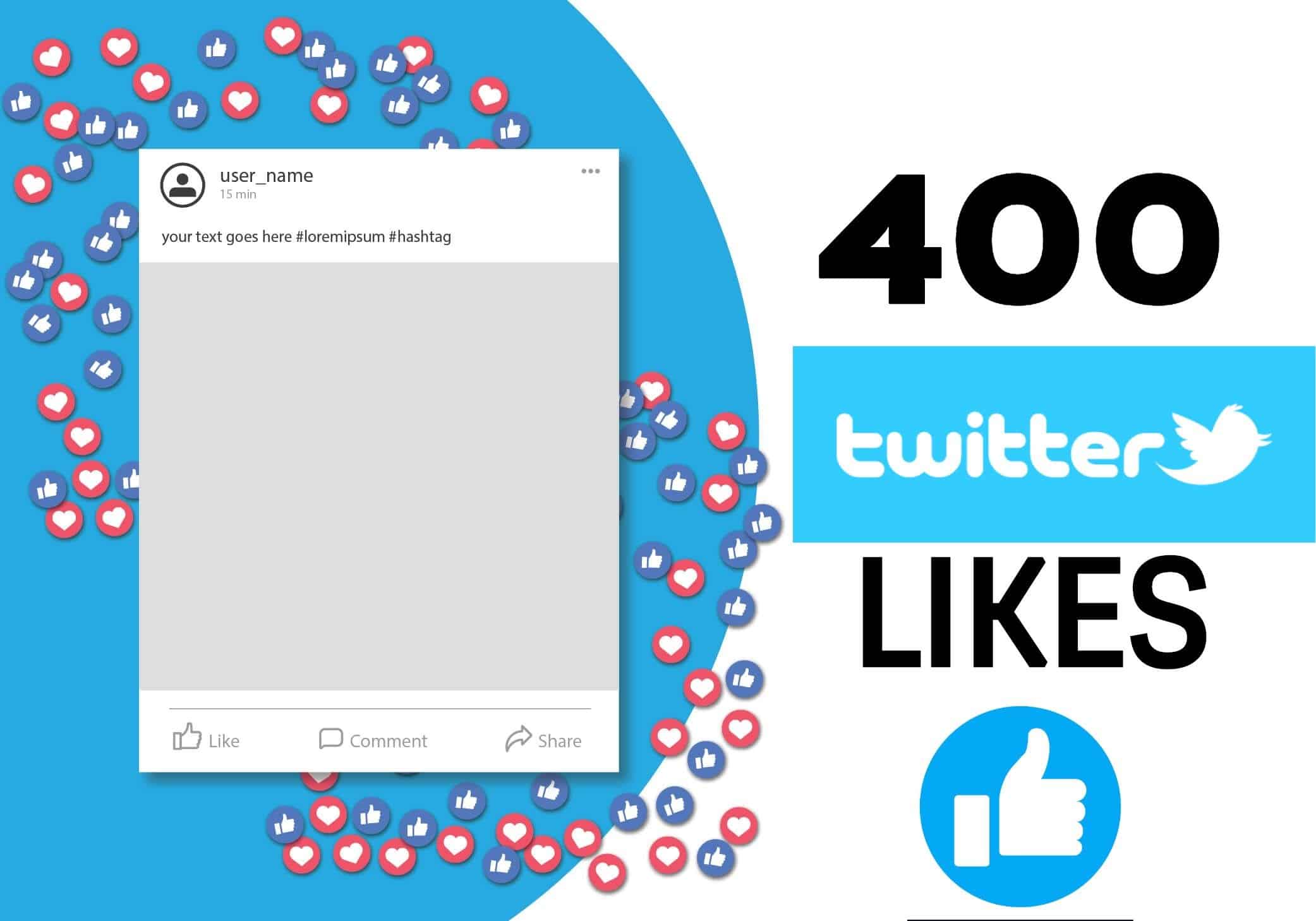 400 Twitter Likes via promotions | YTVIEWS.IN