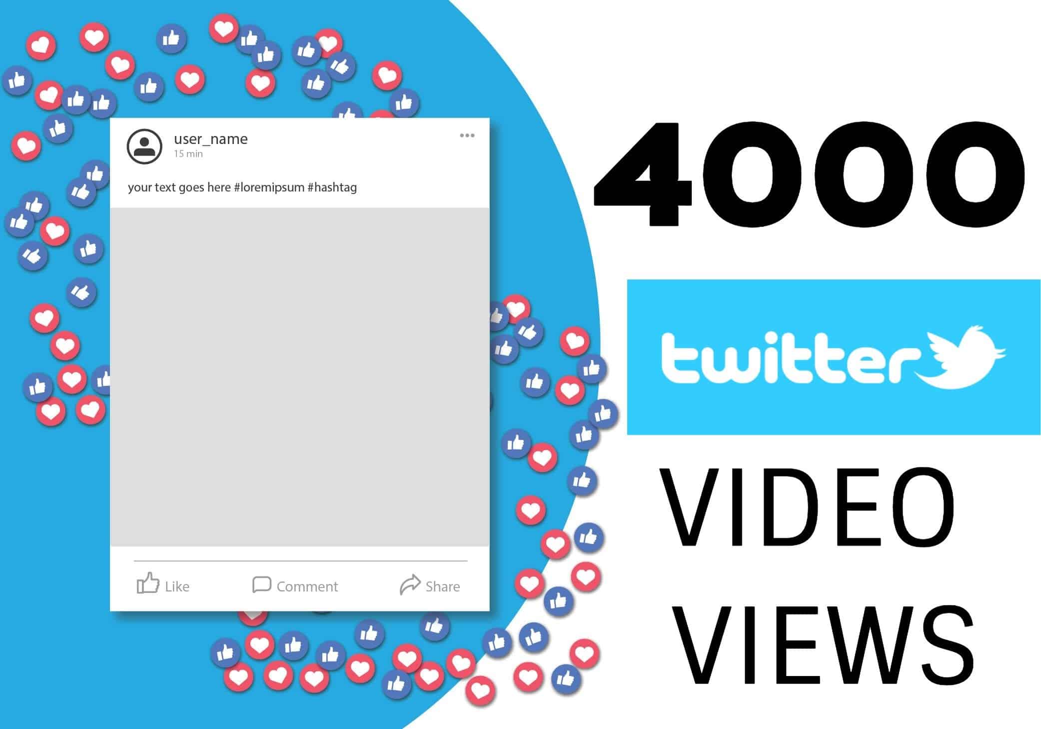 4000 TWITTER VIDEO VIEWS | YTVIEWS.IN