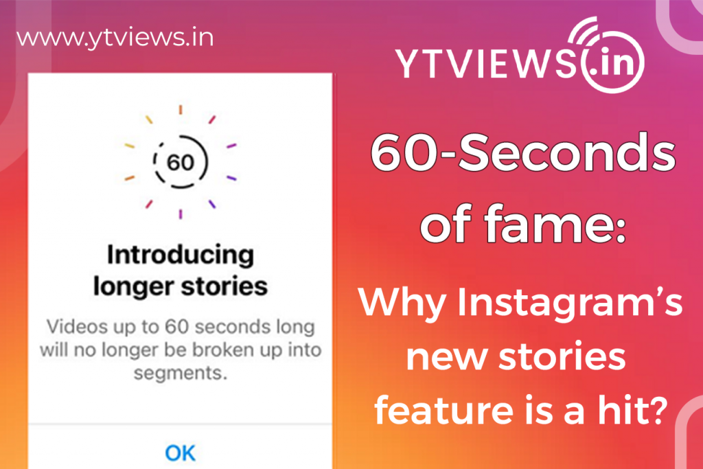 60-Seconds of fame: Why Instagram’s new stories feature is a hit? | YTVIEWS.IN