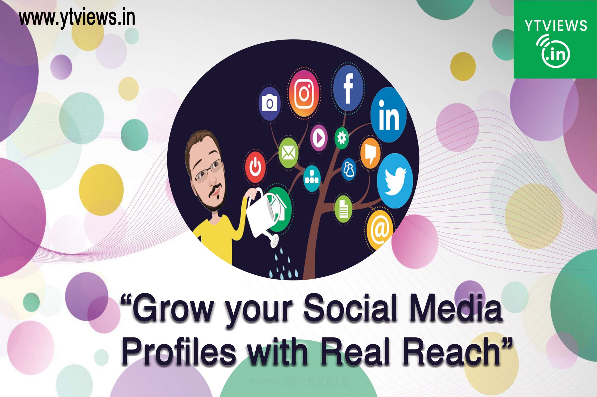 Grow Your Social Media Profiles With Real Reach via Ytviews | YTVIEWS.IN