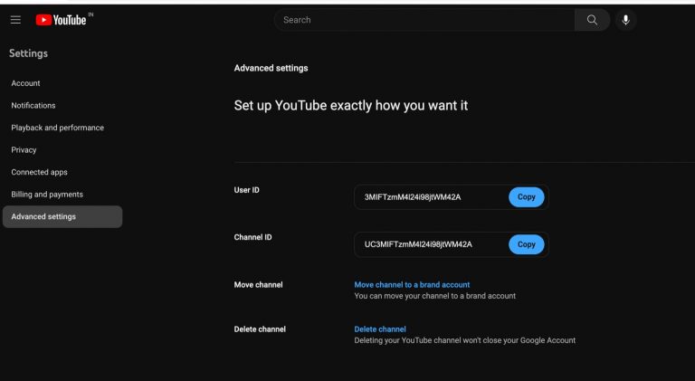 Quick guide to finding your YouTube user ID and channel ID | YTVIEWS.IN
